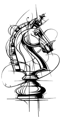 ColoringOnline - Coloring page Chess piece knight